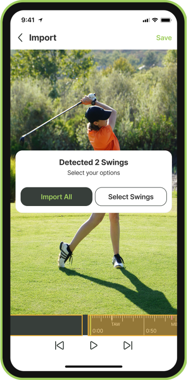 Swing Tune-Up: Automatic Golf Swing Camera and Analysis App
