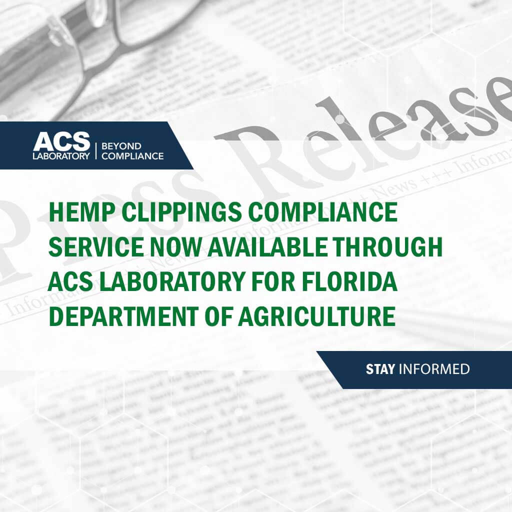 Hemp Clippings Compliance Service Now Available Through ACS Laboratory ...
