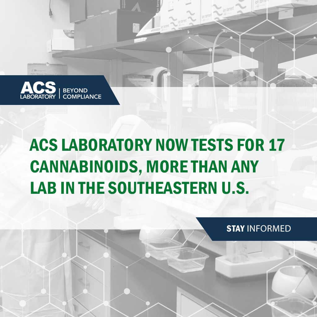 ACS Laboratory Now Tests for 17 Cannabinoids, More Than Any Lab in the ...