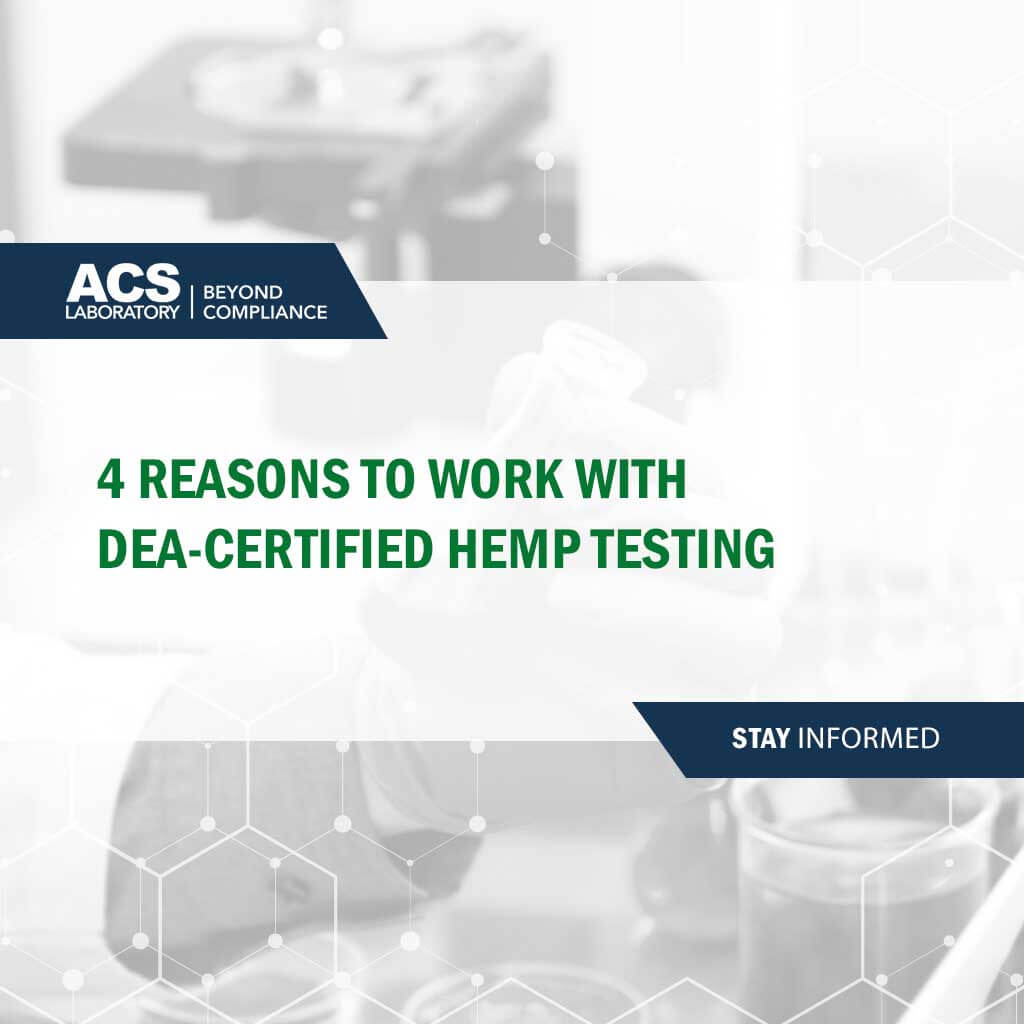 4 Reasons to Work With DEA-Certified Hemp Testing Laboratories