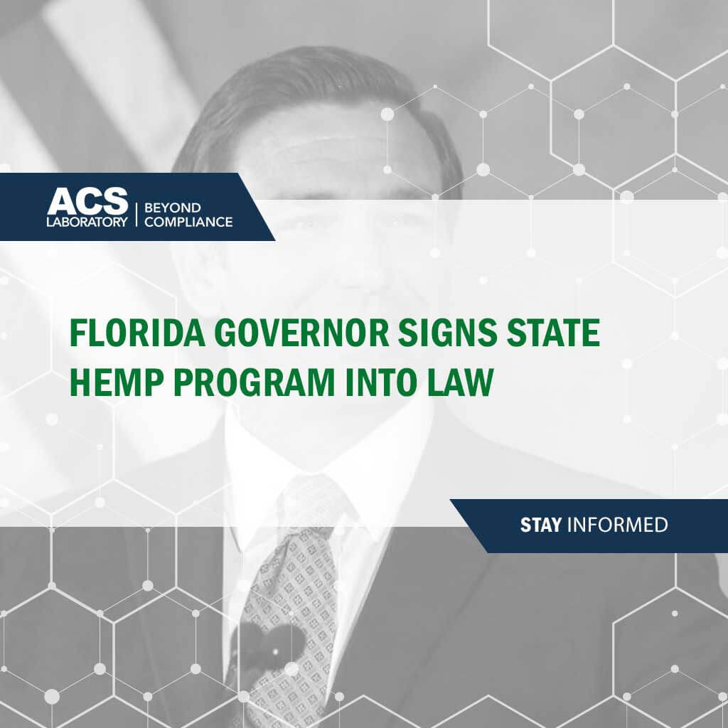 Florida Governor Signs State Hemp Program Into Law