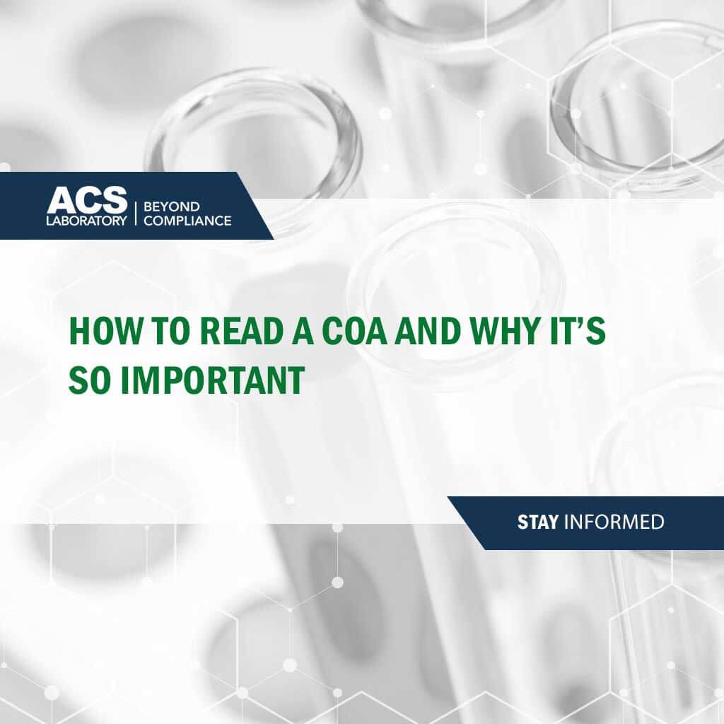 How to Read a COA and Why It’s So Important