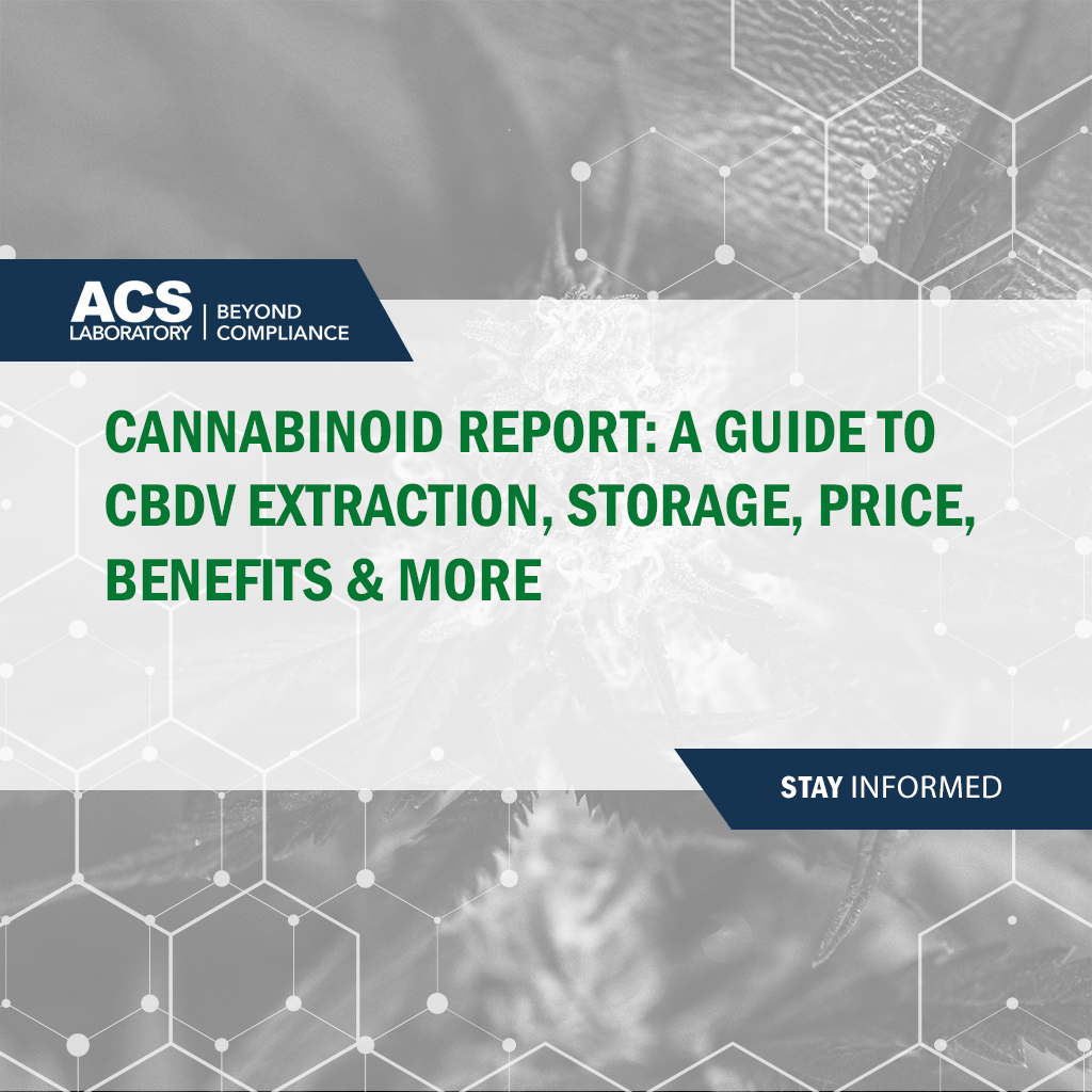 Cannabinoid Report: A Guide to CBDV Extraction, Storage, Price ...