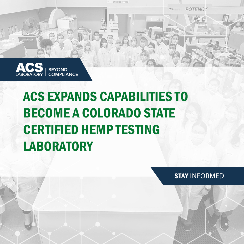 ACS Laboratory Launches the Most Comprehensive National Hemp Testing Panel