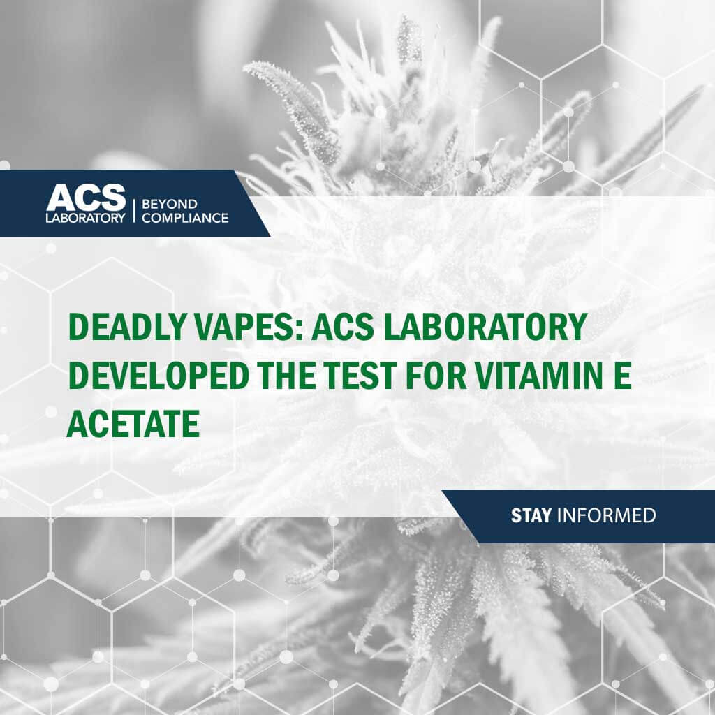 Deadly Vapes: ACS Laboratory Developed the Test For Vitamin E Acetate