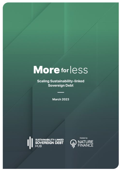 More for Less: Scaling Sustainability-linked Sovereign Debt ...
