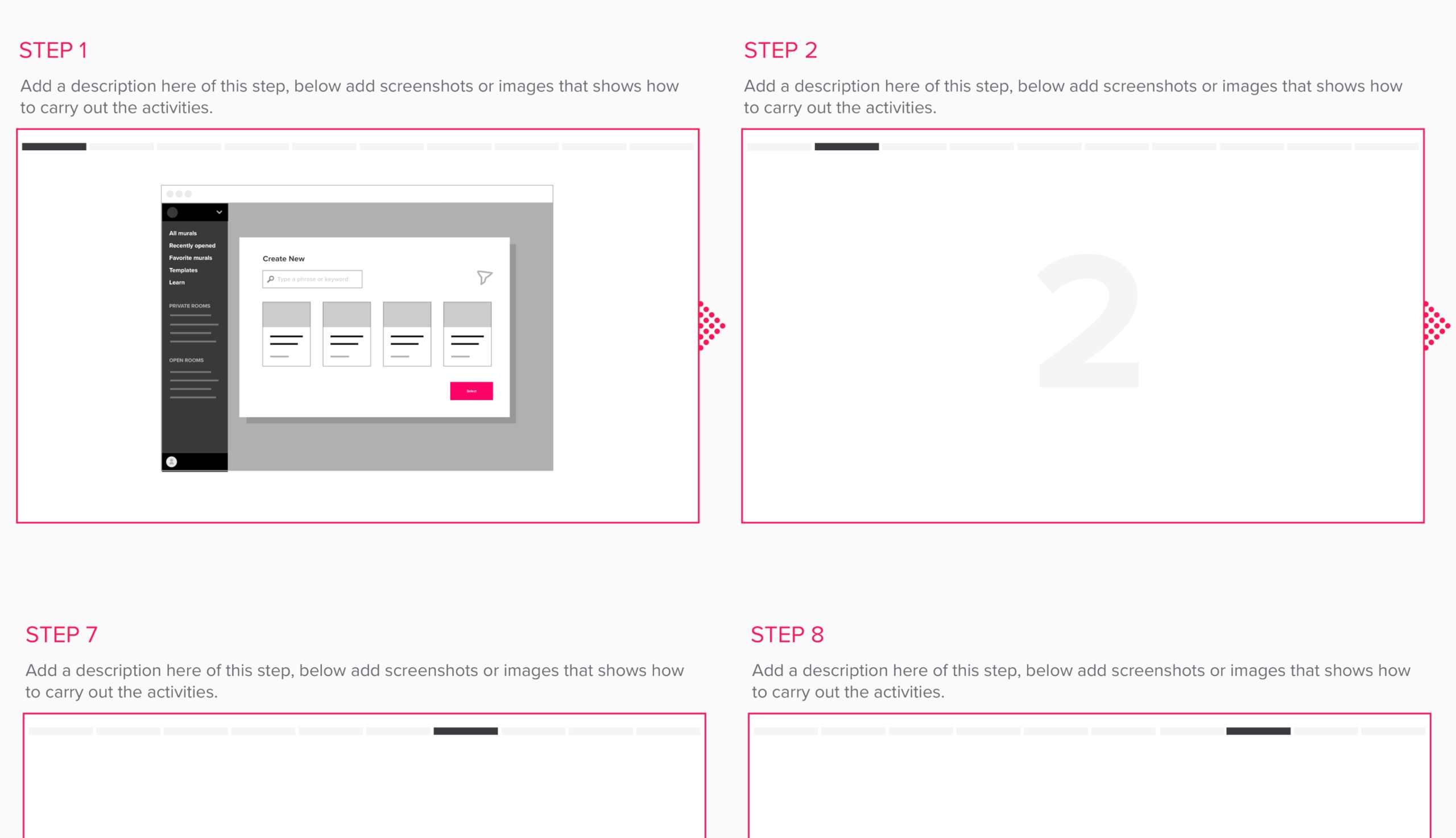 Demo workflows template | Mural