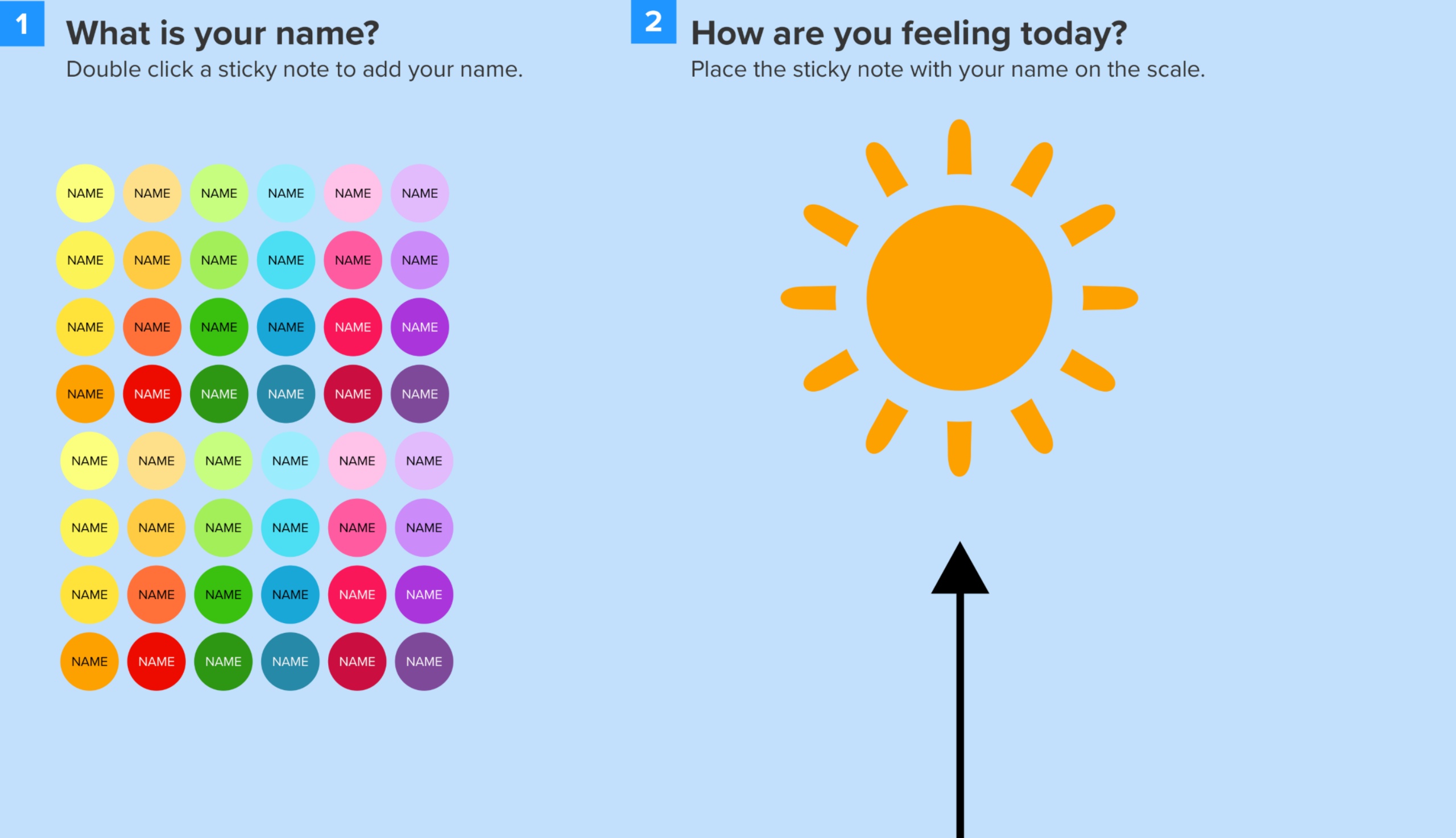 Favorite ways check-in template | Mural