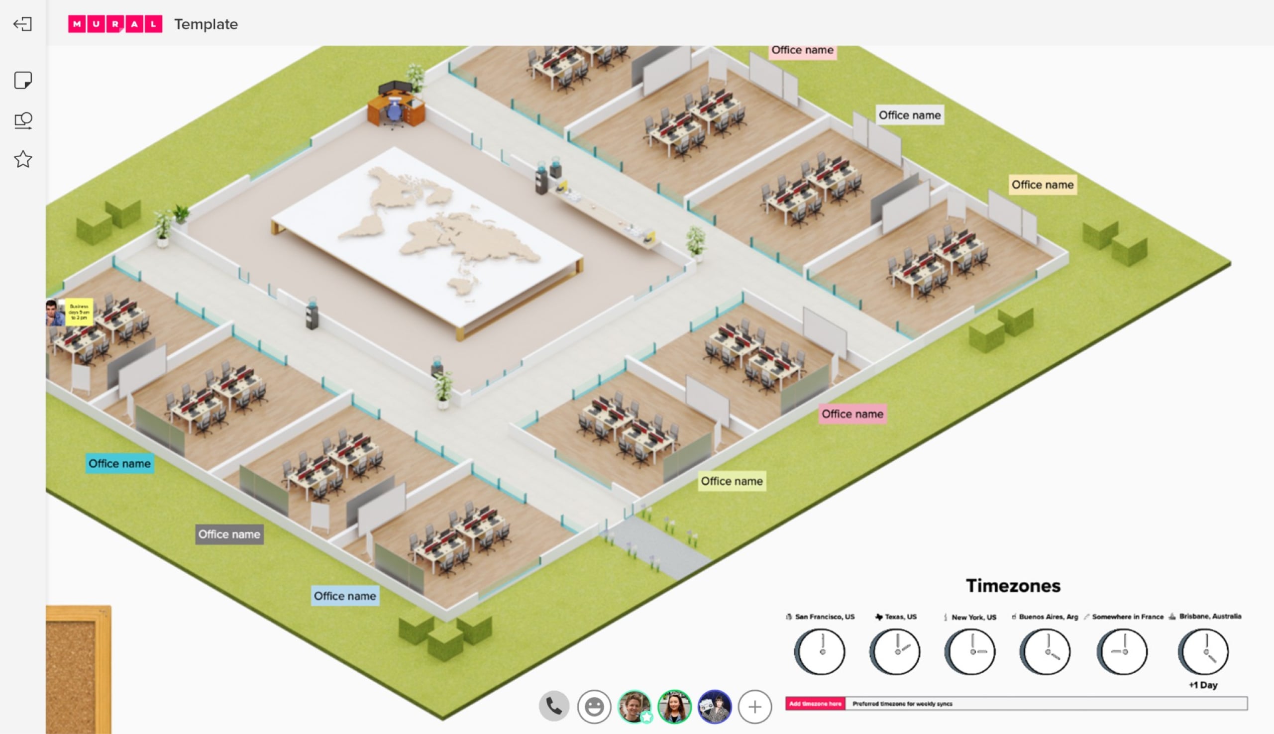 Hybrid team charter template | Mural