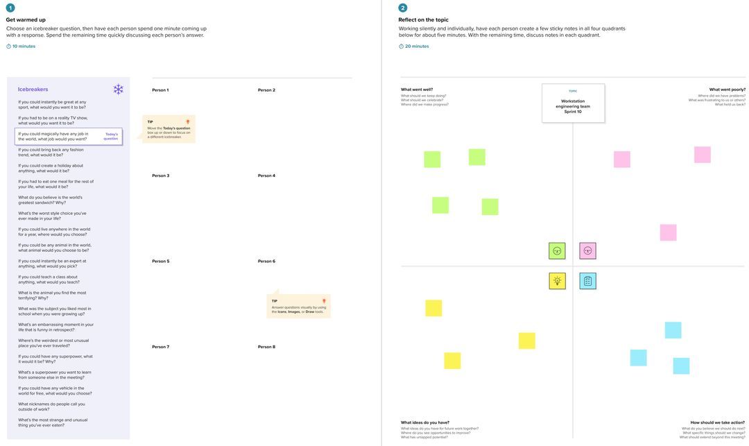Quick retrospective Template | MURAL