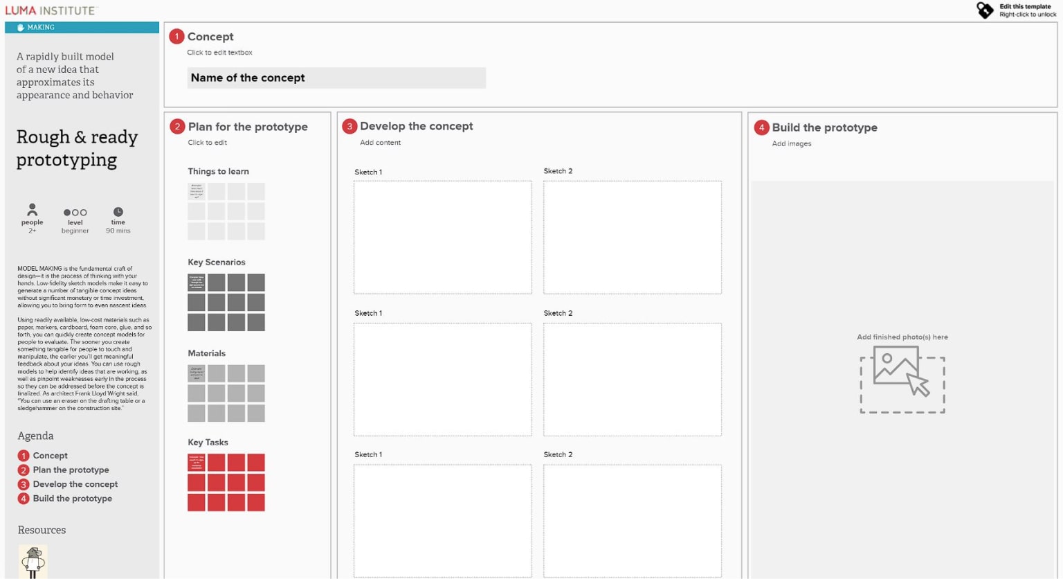 Rough and ready prototyping Template | MURAL