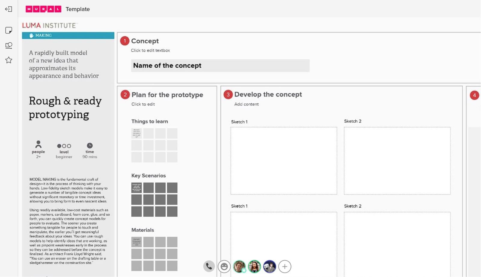 Rough and ready prototyping Template | MURAL