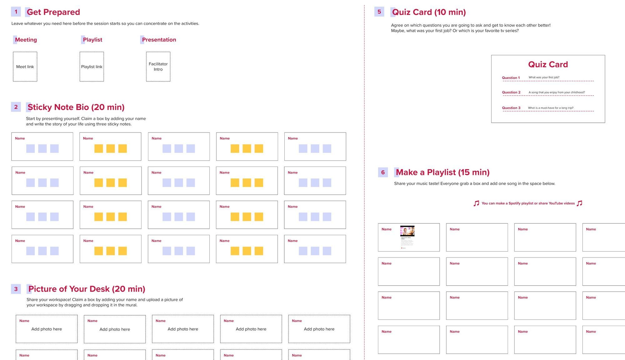 Team building playground Template | MURAL