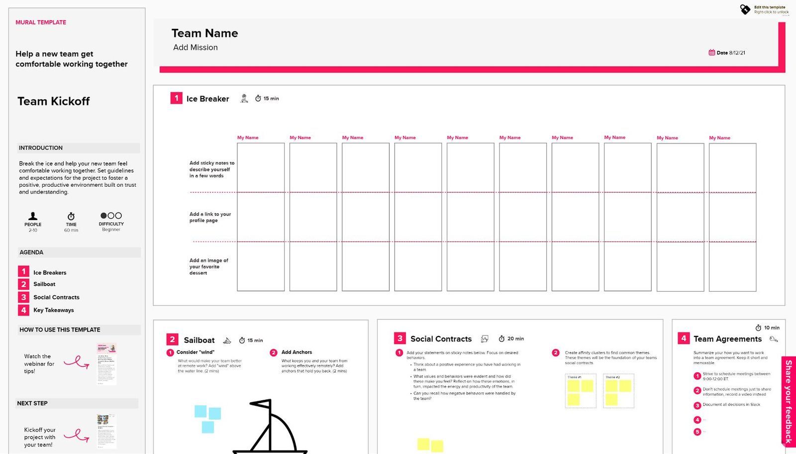 Icebreaker templates | Mural