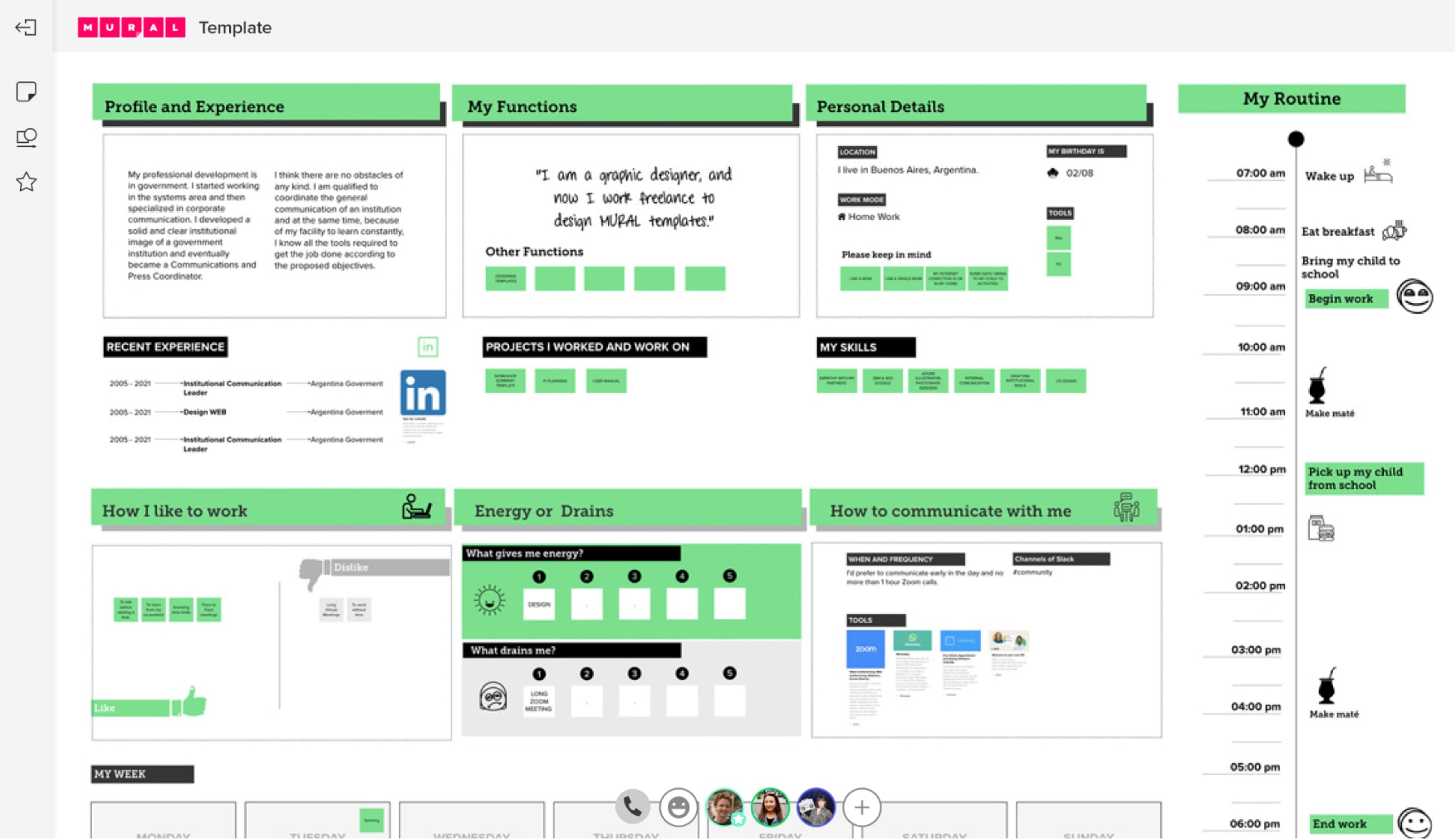 Team Member User Manual Template MURAL