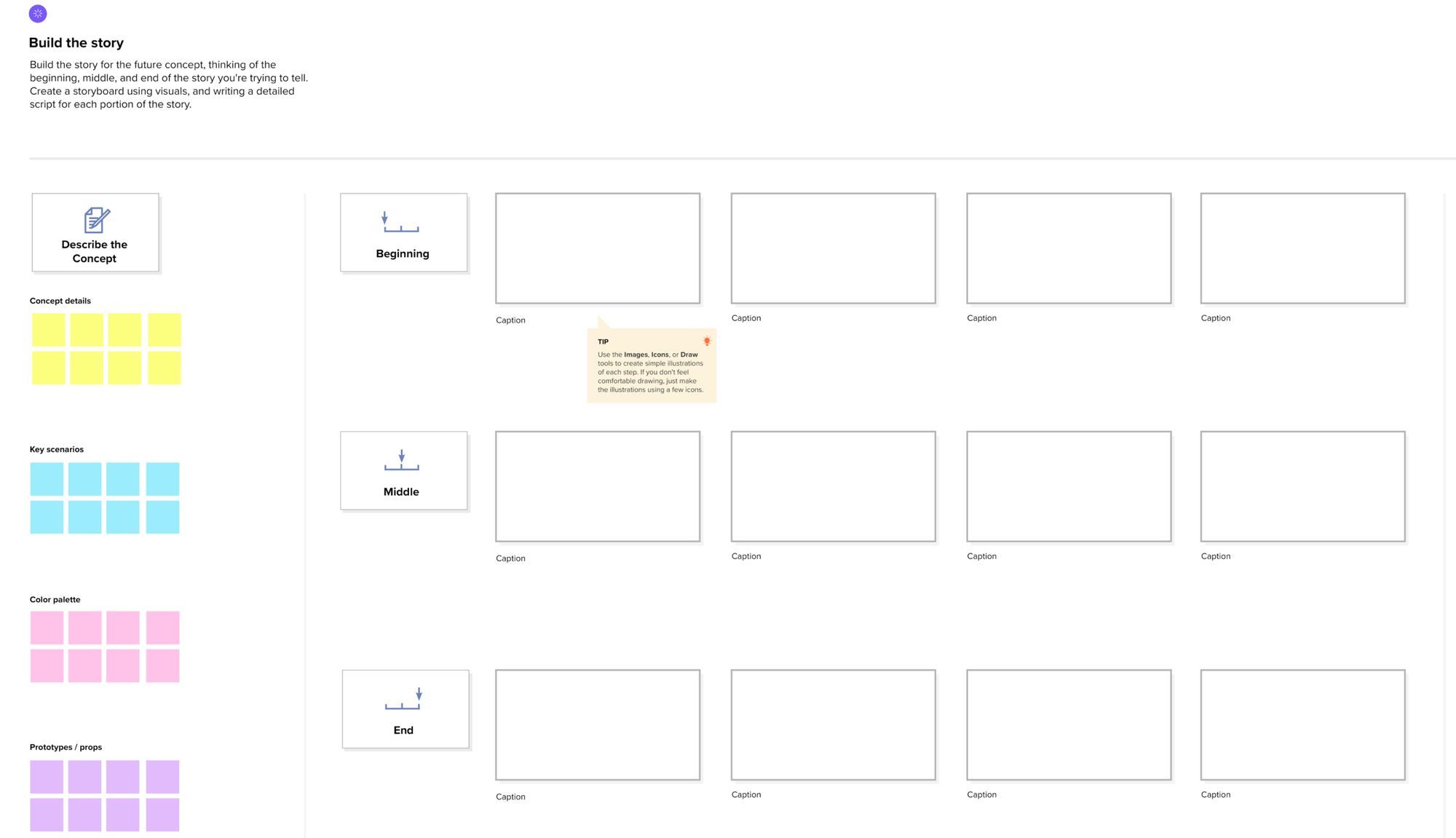 Vision storyboard Template | MURAL