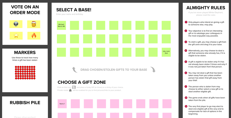 Trivia game template | Mural
