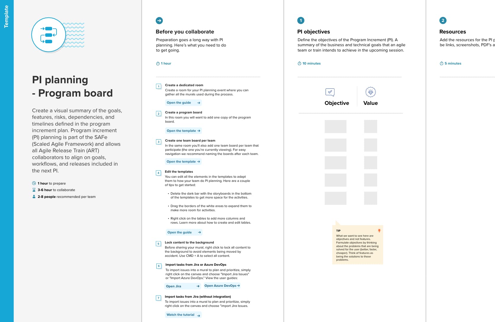 PI Planning template | Mural