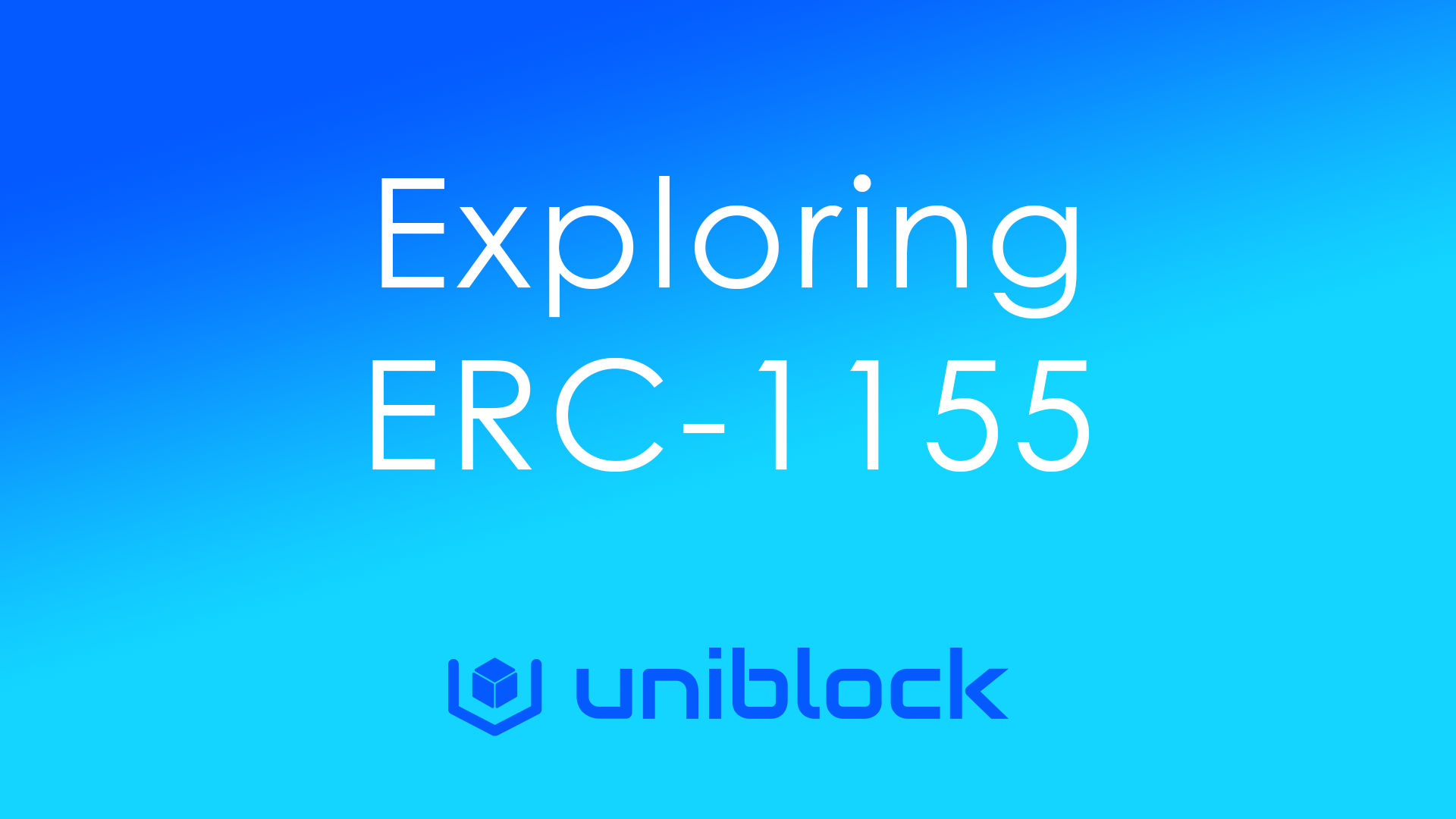 Exploring Erc 1155 The Next Generation Token Standard