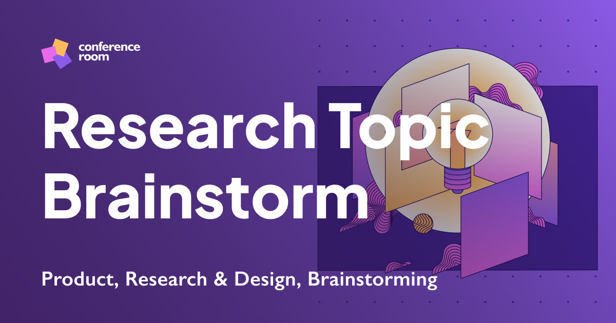 Research Topic Brainstorm Template | The Conference Room