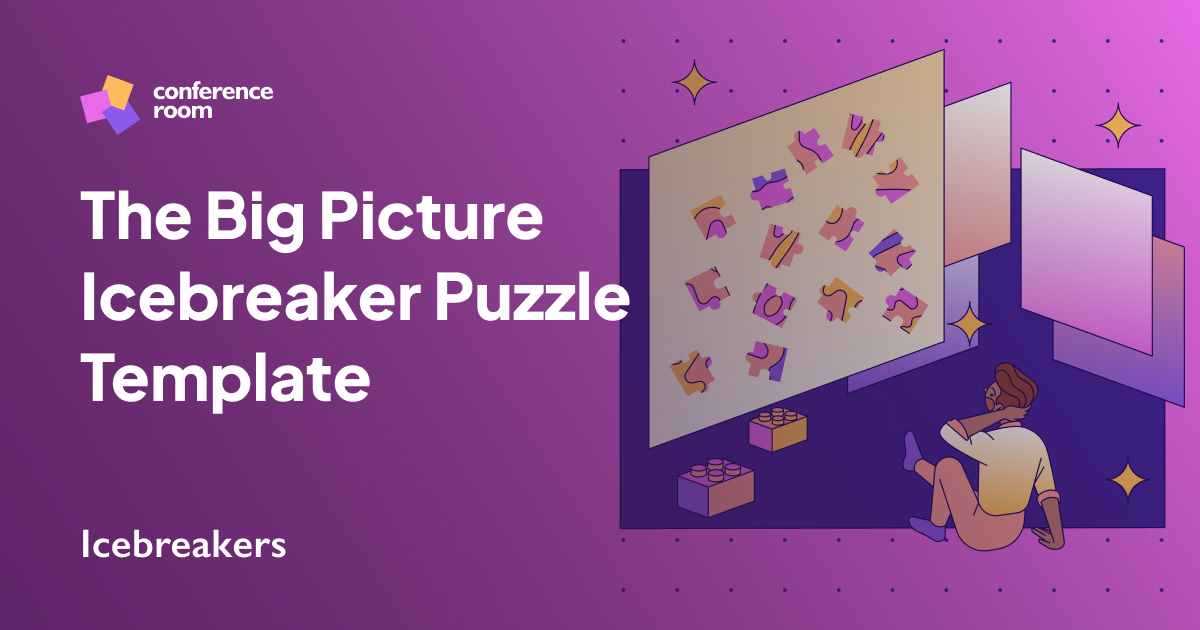 The "Big Picture" Icebreaker Puzzle Template | Conference Room