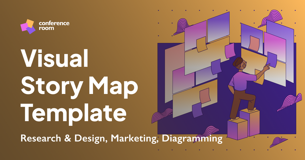 Free Visual Story Map Template | Conference Room