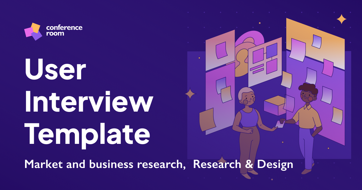User Interview Template & Example for Teams | Conference Room