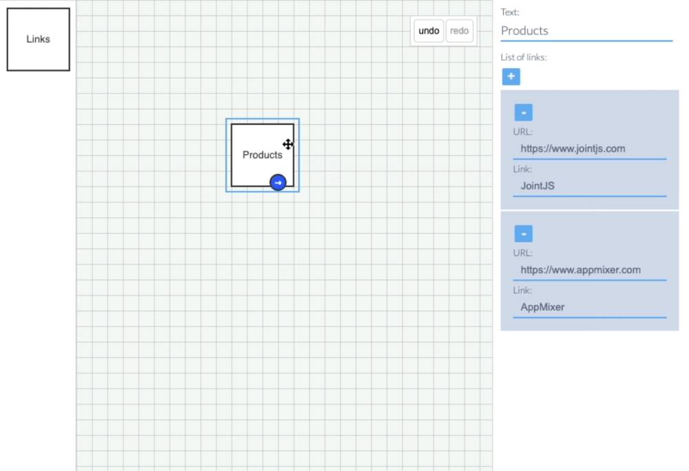 List of Links in Inspector – Demo applications & examples