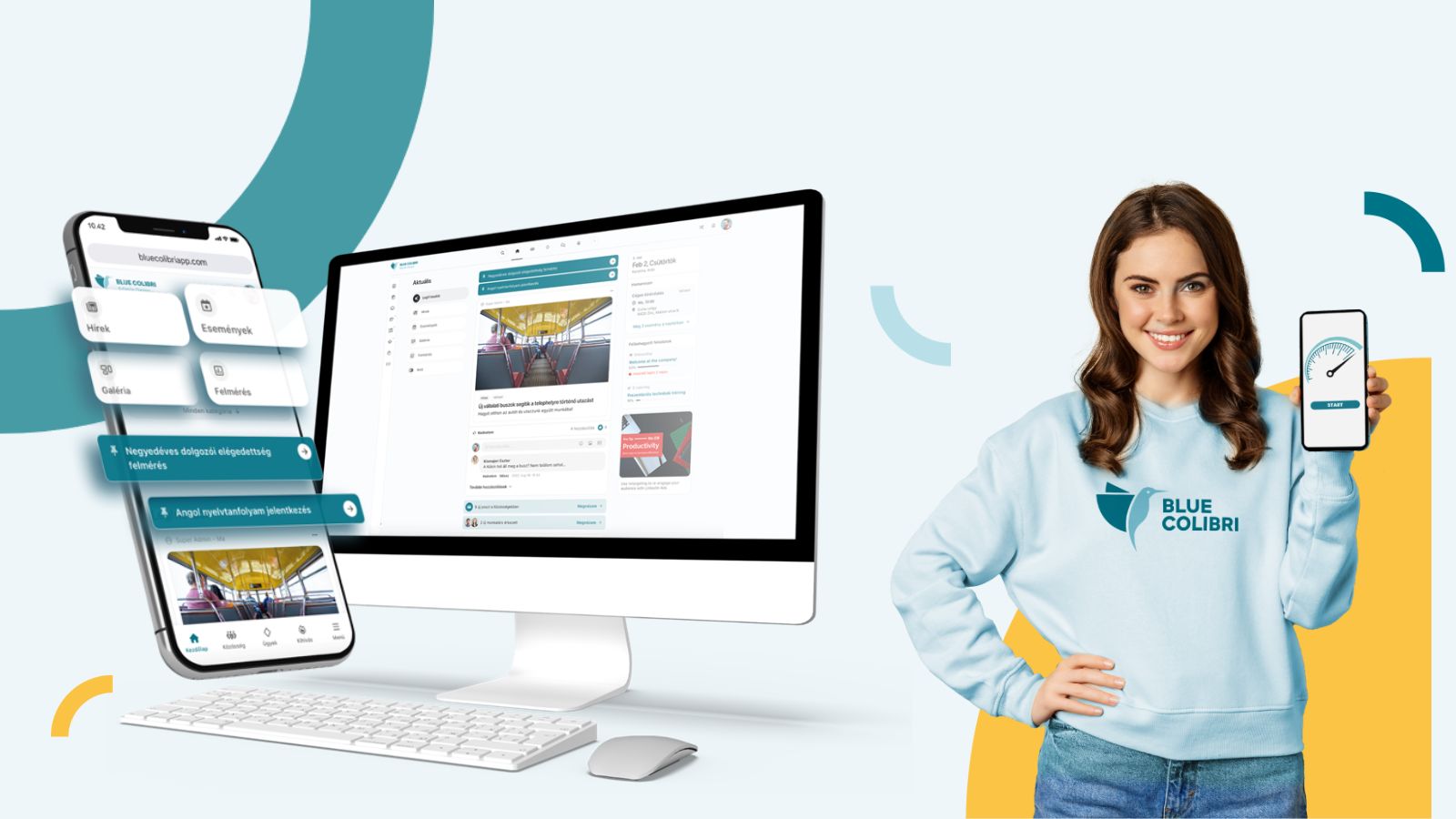 Improving internal communication through a mobile app | Blue Colibri