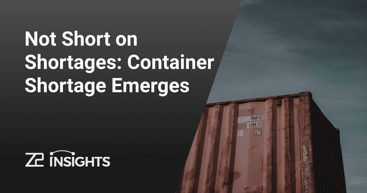 Not So Short on Shortages: Electronics Industry Sees Rise of Container ...