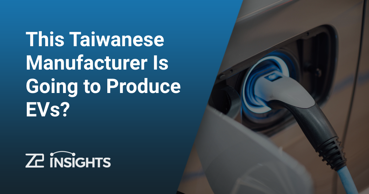 This Taiwanese Manufacturer Is Going to Produce EVs? - Z2Data