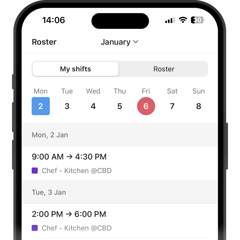 Timble - Rostering, Time Clock & Timesheets Software