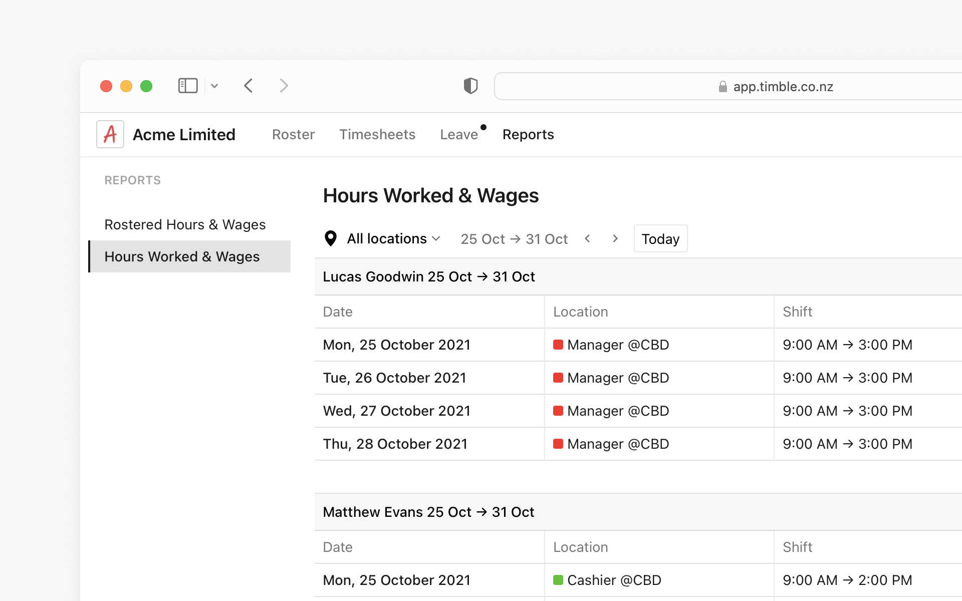 Online Timesheets Software & App - Timble NZ