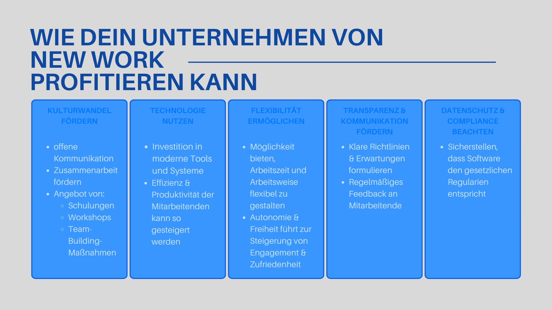 New Work: Das Arbeitsmodell der Zukunft