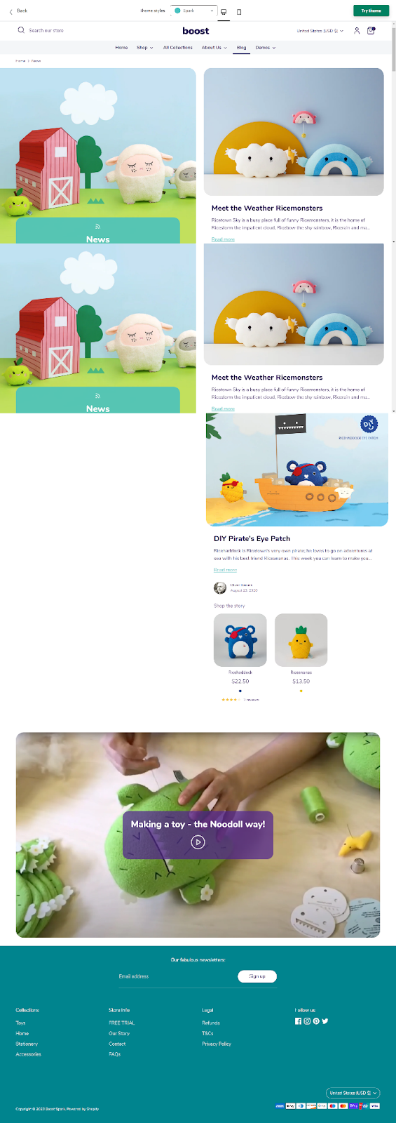 15 Best Shopify Blog Themes (+FREE Template For You!)