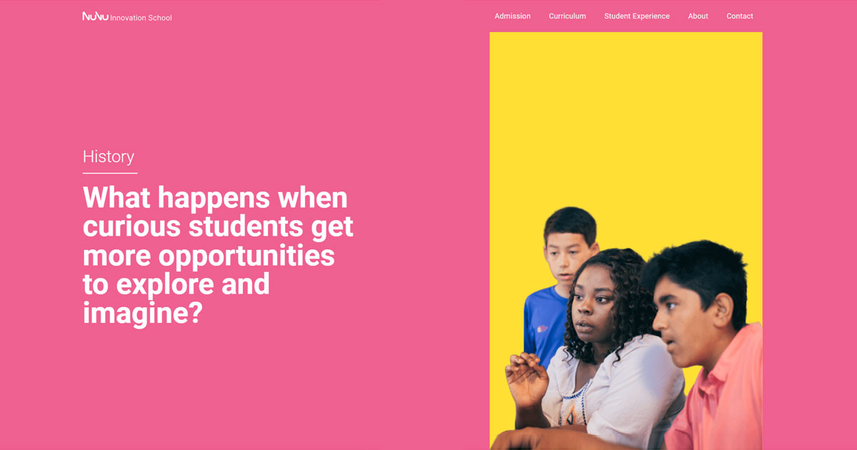 History- NuVu Innovation School