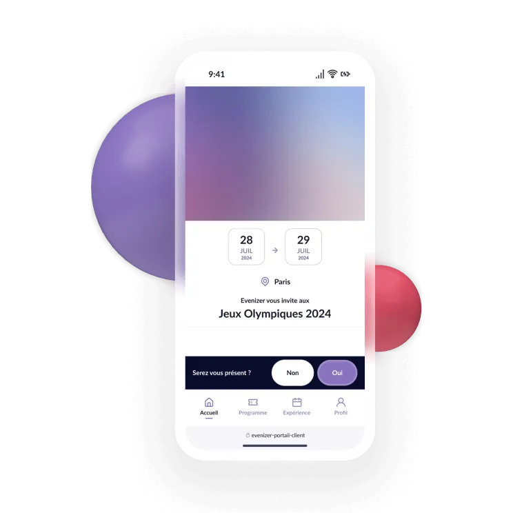 Evenizer : solution CRM pour vos événements, programmes d'hospitalité & de relations publiques.