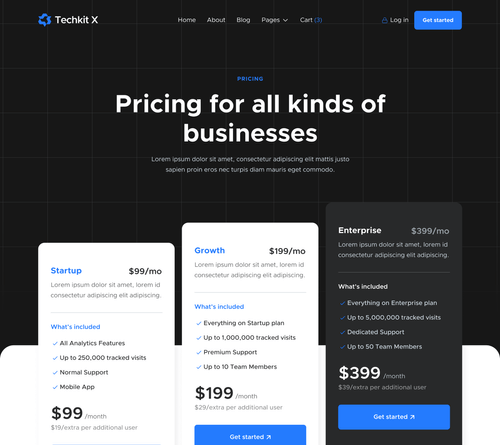 Techkit X - Enterprise SaaS Webflow Template | BRIX Templates - Webflow