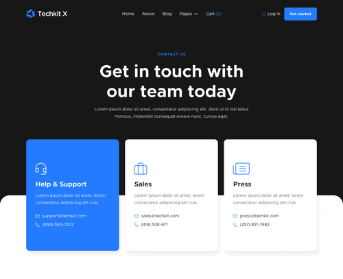 Techkit X - Enterprise SaaS Webflow Template | BRIX Templates - Webflow
