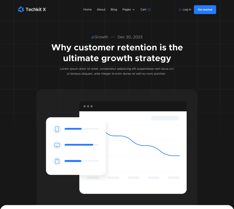 Techkit X - Enterprise SaaS Webflow Template | BRIX Templates - Webflow