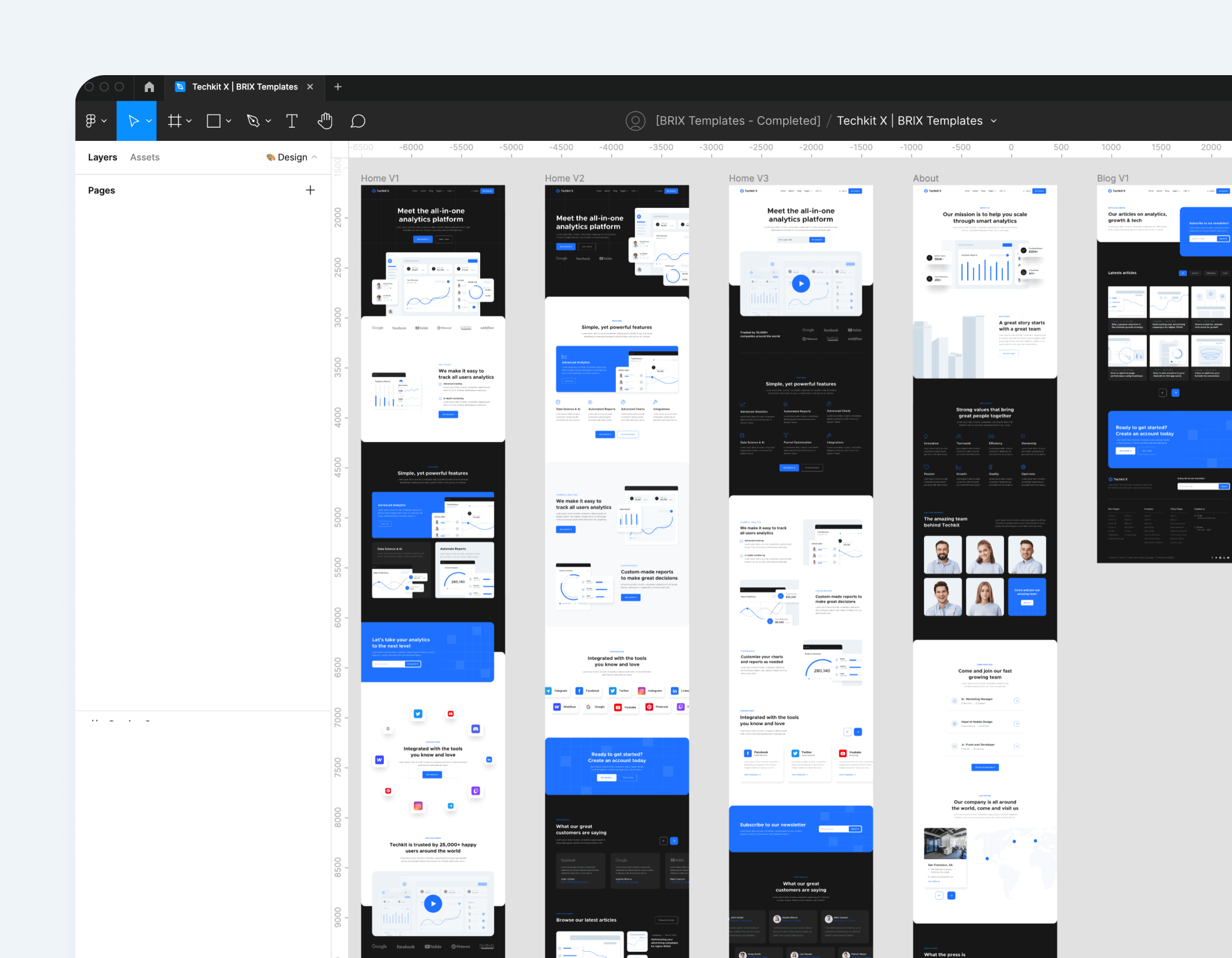 Techkit X - Enterprise SaaS Webflow Template | BRIX Templates - Webflow