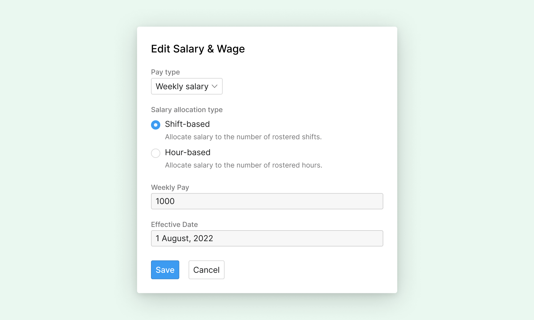 New wages & salary and more - Timble