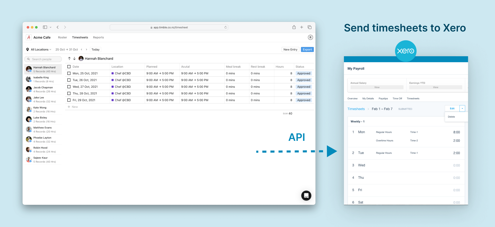 Xero(NZ) - Timble Integrations