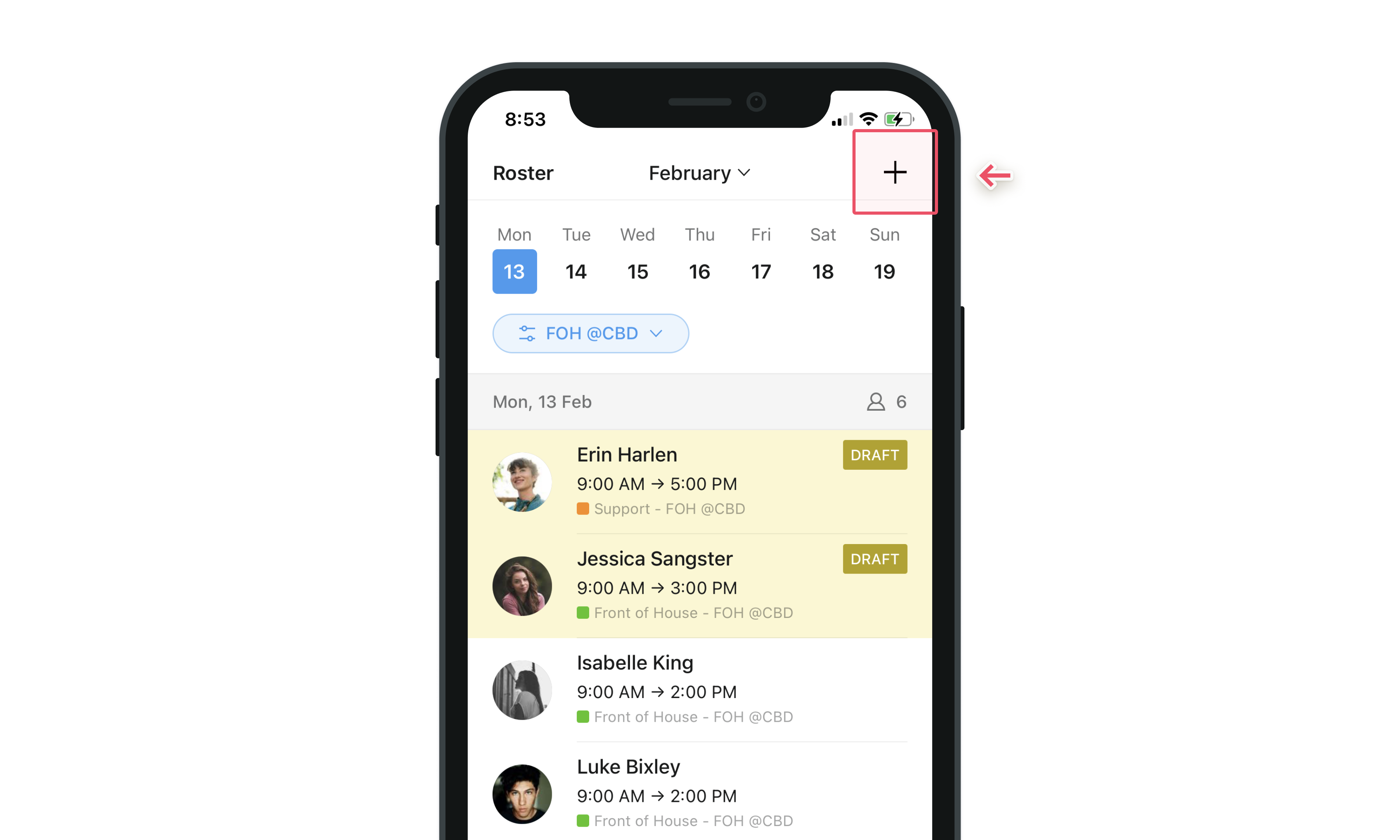 Manage rosters on the go and more - Timble