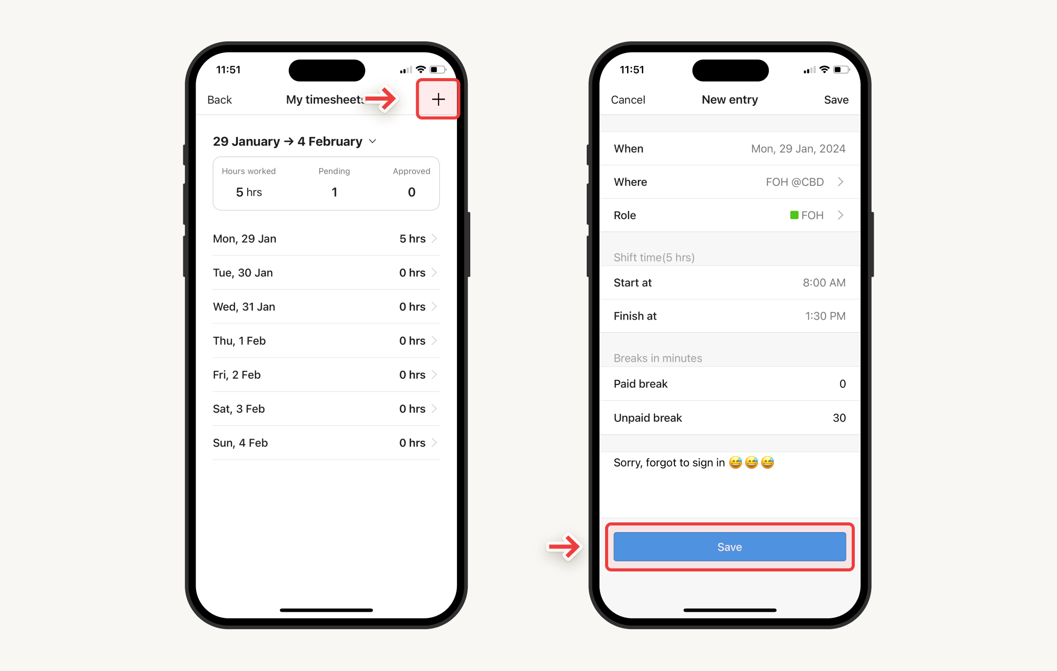 Staff can now submit/edit timesheets and more - Timble