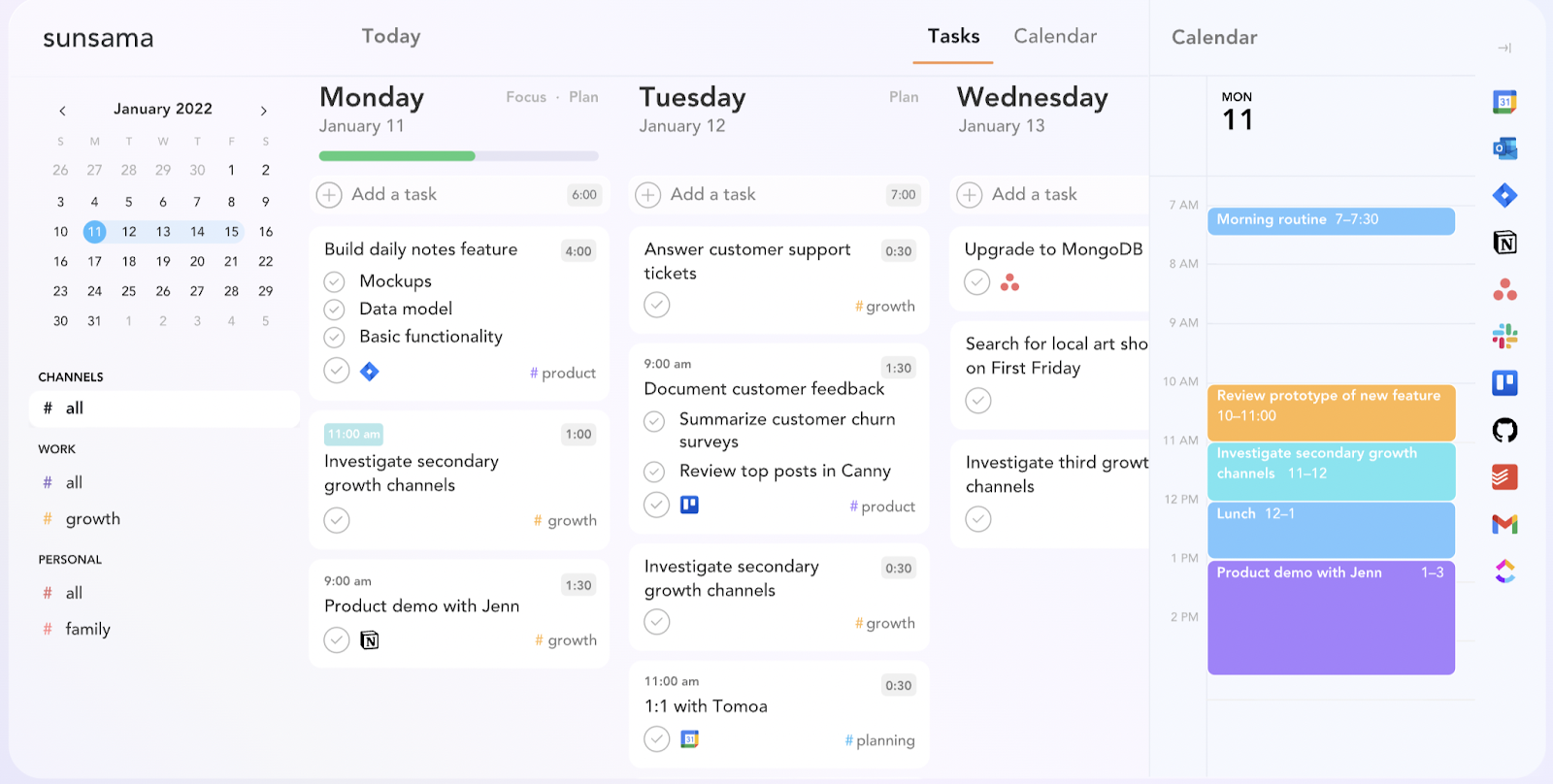 Unclutter Your Day with Visual Planning - Sunsama Blog
