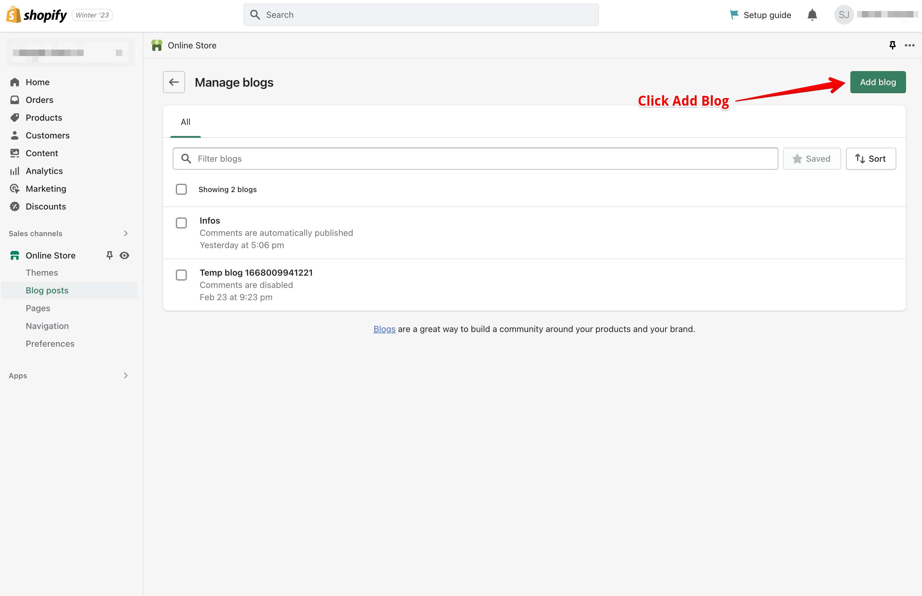 How to Customize your Shopify Blog ? [2023 tutorial]