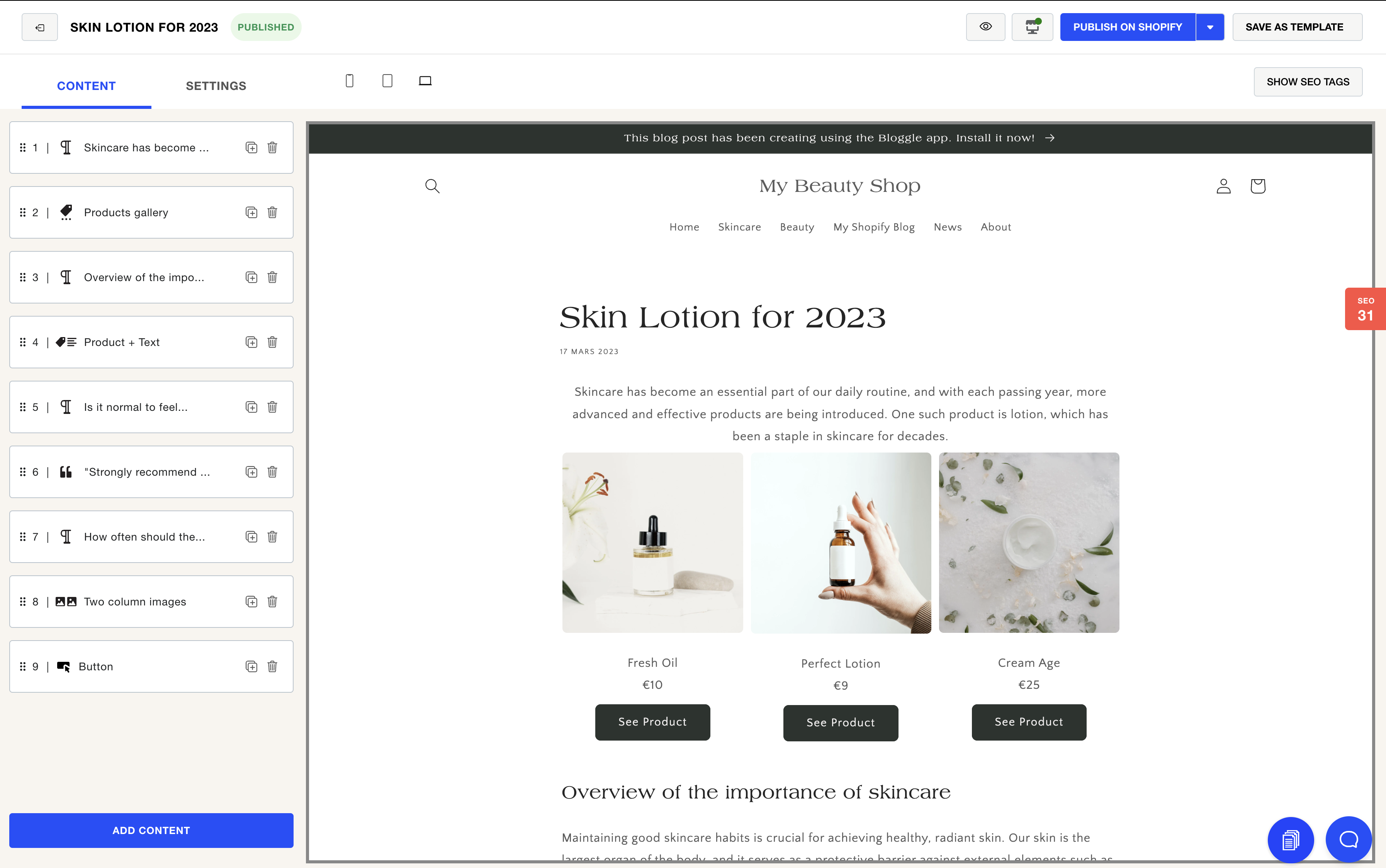 How to Customize your Shopify Blog ? [2023 tutorial]