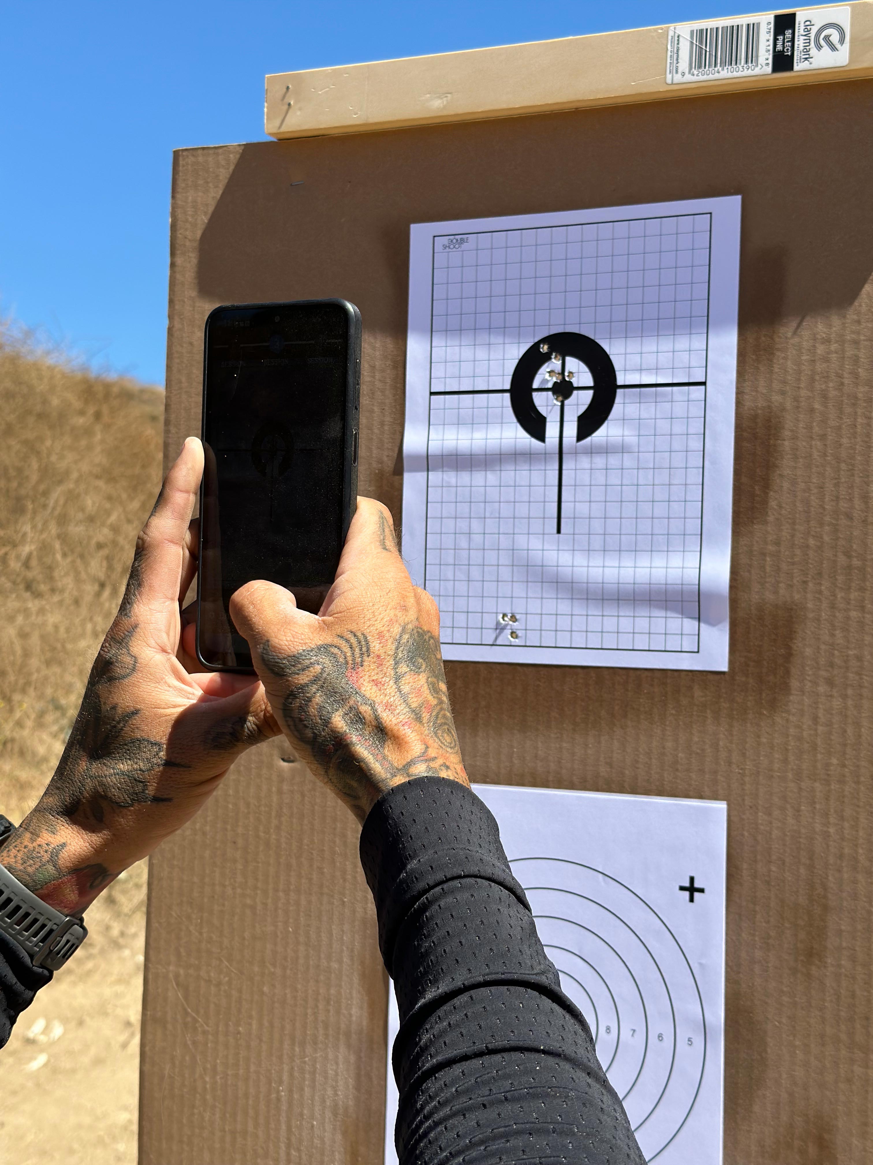 Double Shoot shooting App. The Most accurate and advanced zeroing tool.