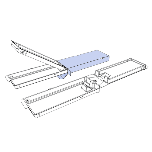 Ecobliss Locked4Kids | Clamshell back hinge